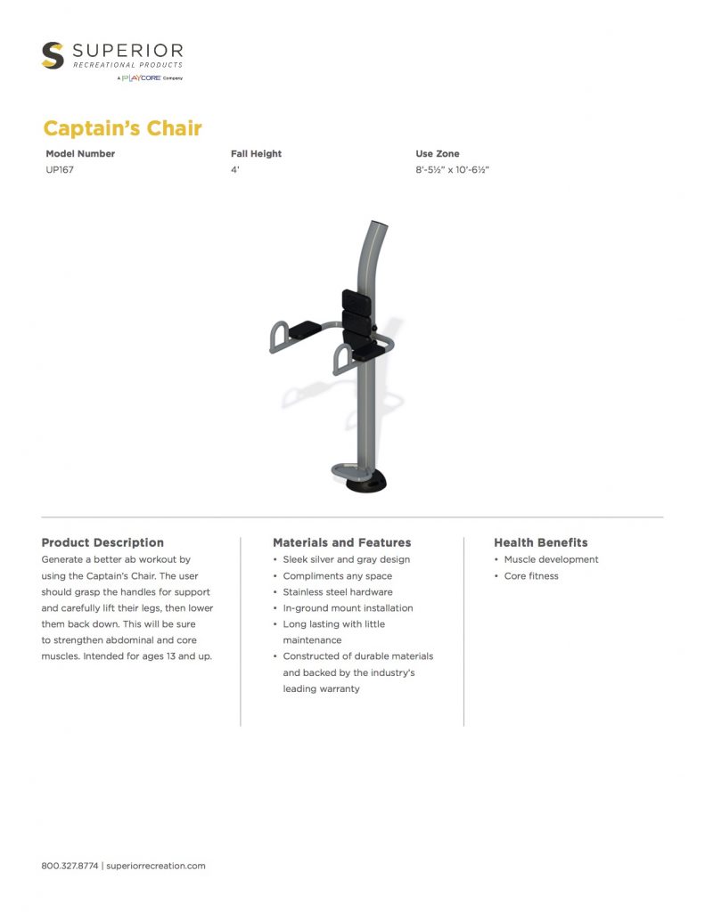 Captains Chair - Southern Recreation